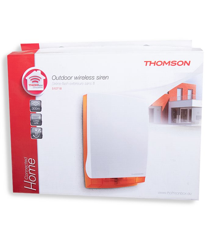 THOMSON Kit sécurité système d'alarme sans fil pour maison connectée 28 ...